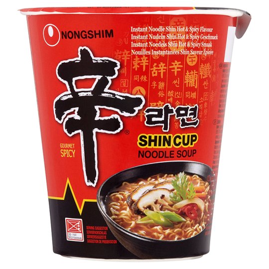 Noodle Soup- Shin Cup Gourmet Hot & Spicy 68g – Thai Food Store