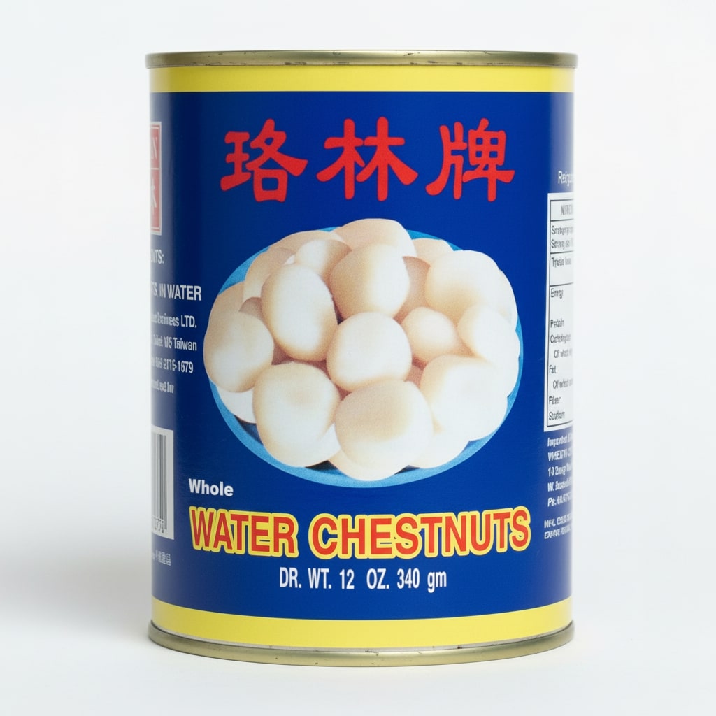 Canned Water Chestnuts - Whole 567g for Perfect Crunch in Dishes – Thai ...